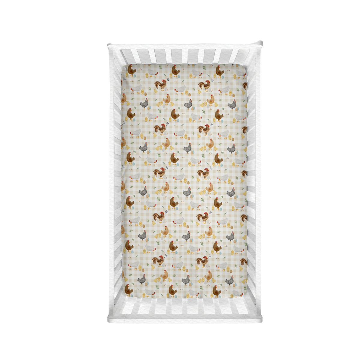 BACKYARD CHICKENS | CRIB SHEETS | READY TO SHIP – Little Frugals ...